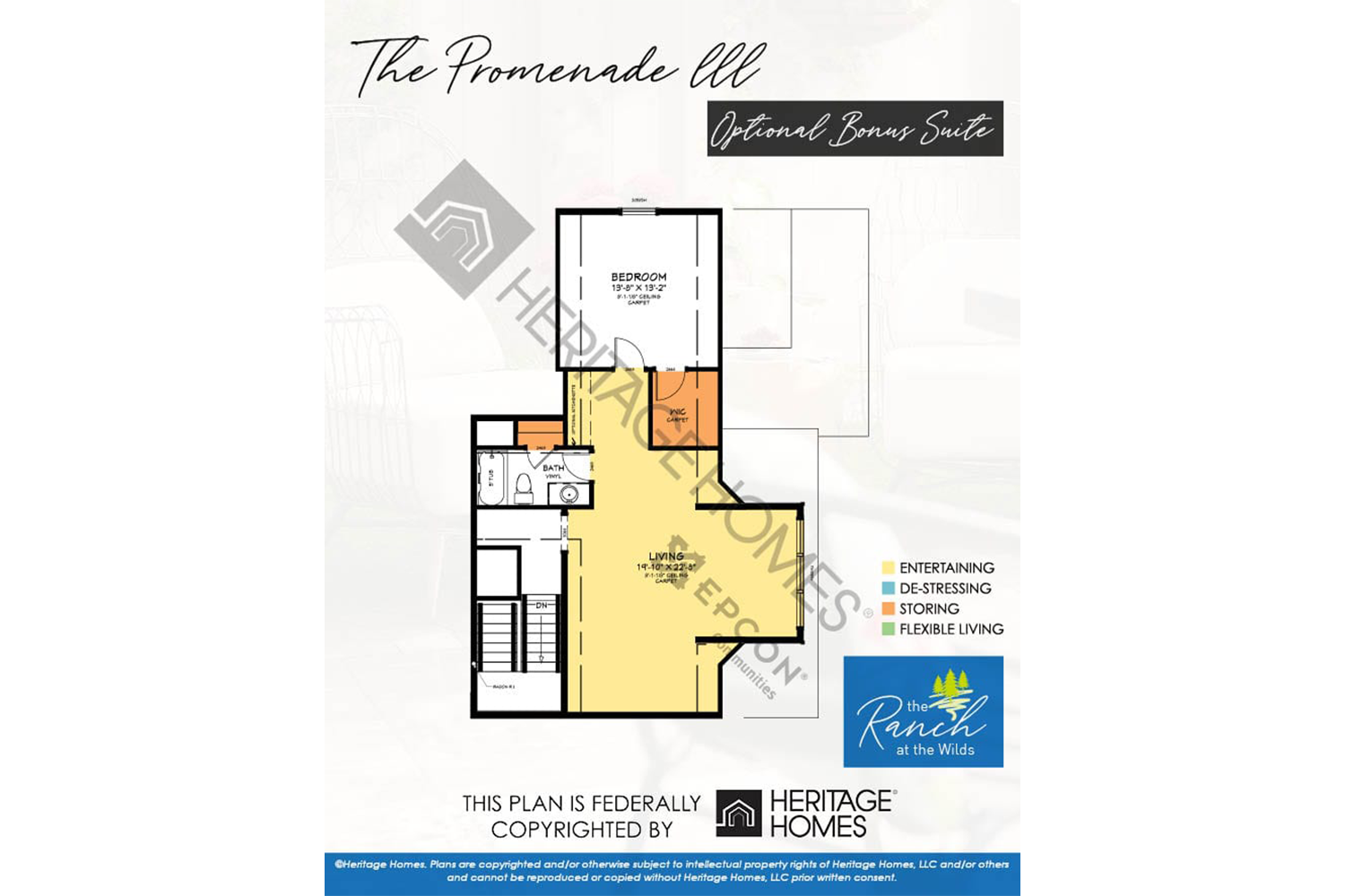 Promenade lll Floor Plan | Epcon Communities