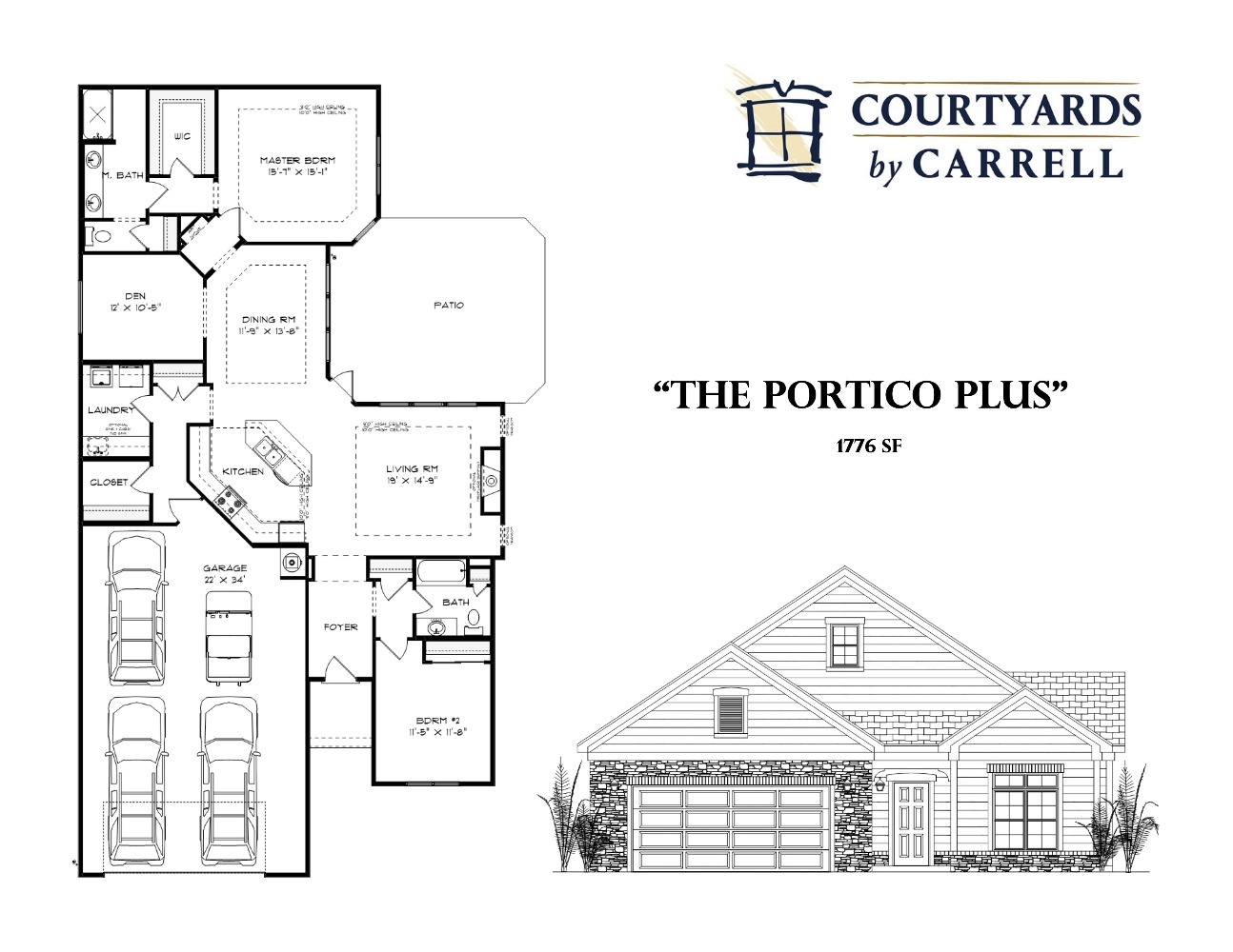 Portico Plus Floor Plan | Epcon Communities