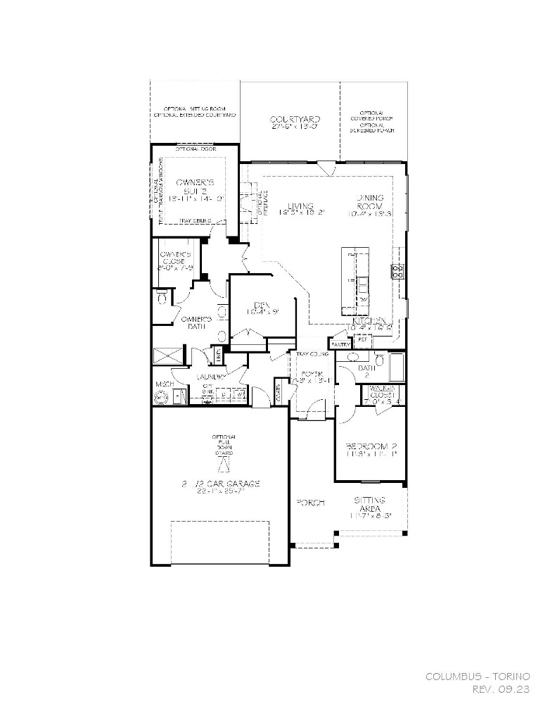 Torino II Floor Plan | Epcon Communities
