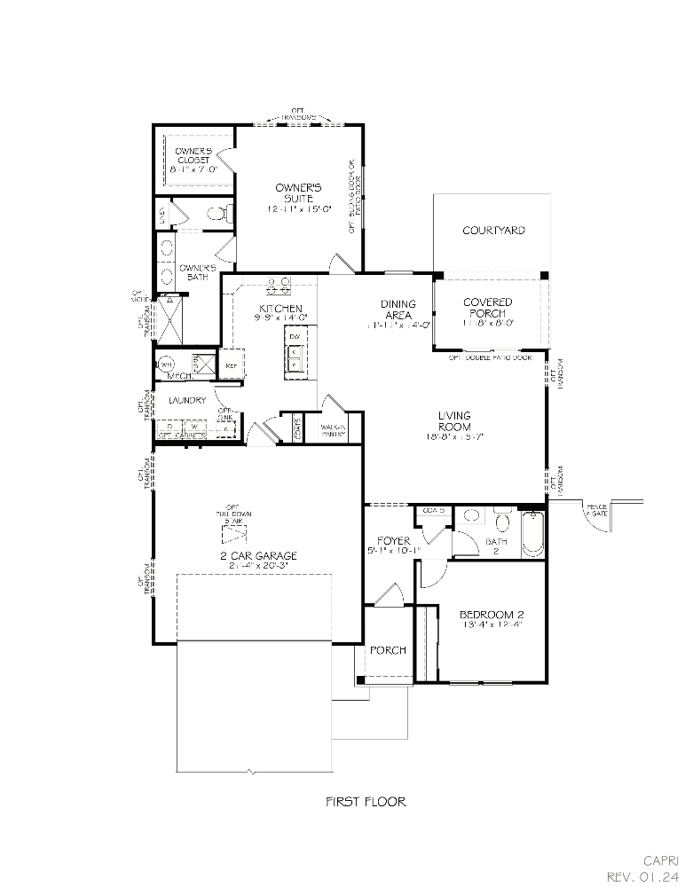 Capri IV Floor Plan | Epcon Communities