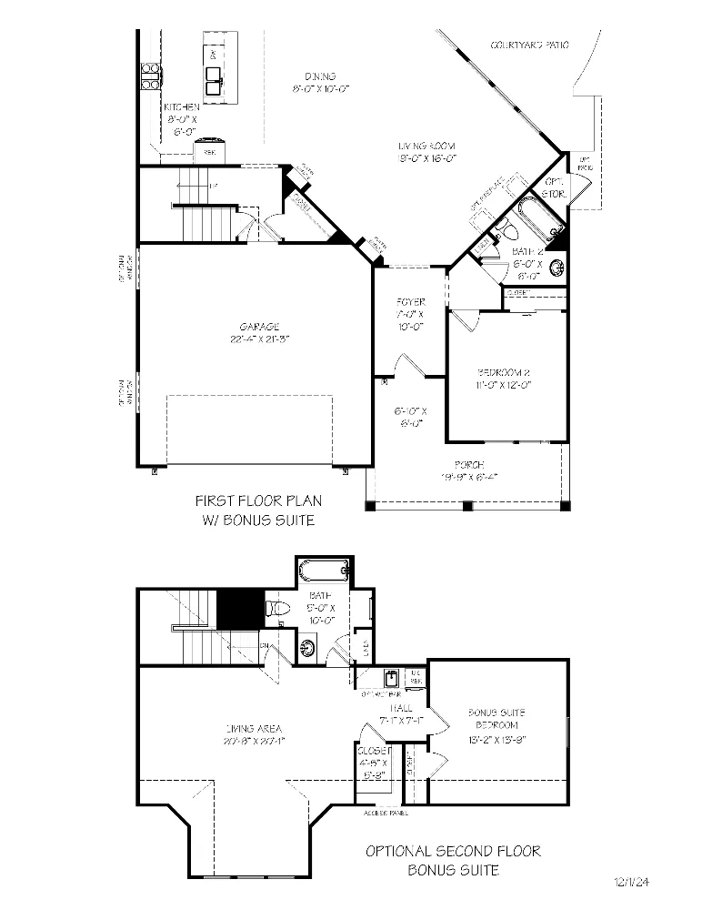 Promenade Floor Plan | Epcon Communities