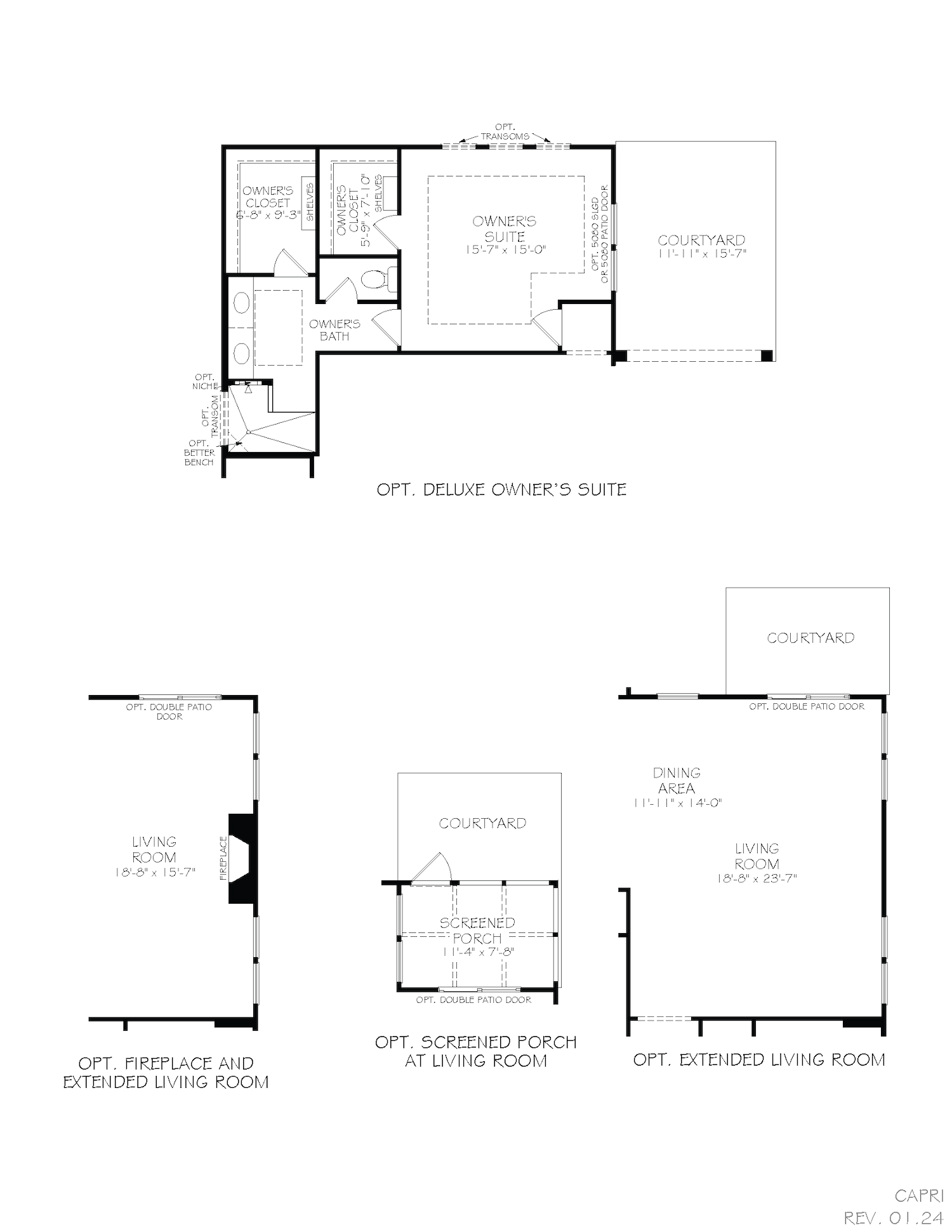Capri Floor Plan | Epcon Communities