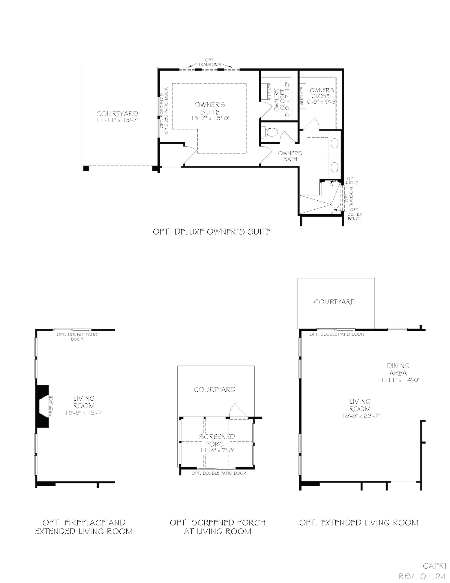 Capri Floor Plan | Epcon Communities