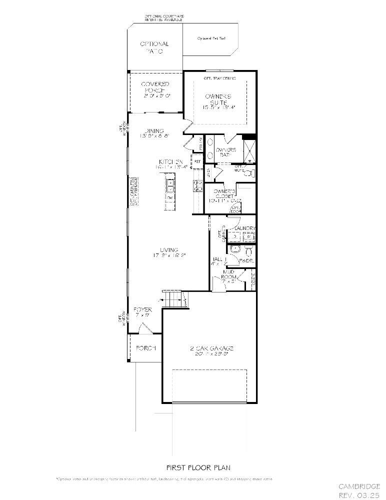 Cambridge Floor Plan | Epcon Communities