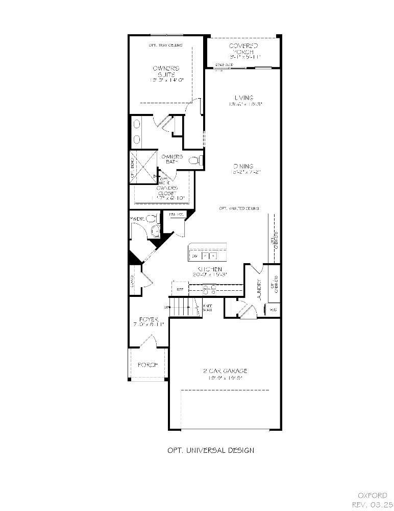 Oxford Floor Plan | Epcon Communities