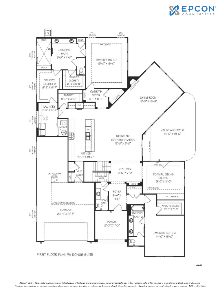 Provenance Floor Plan | Epcon Communities