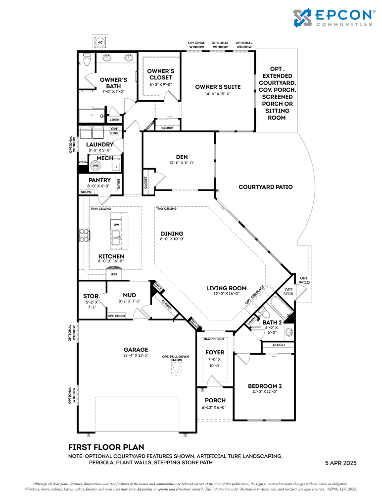 Promenade Floor Plan | Epcon Communities