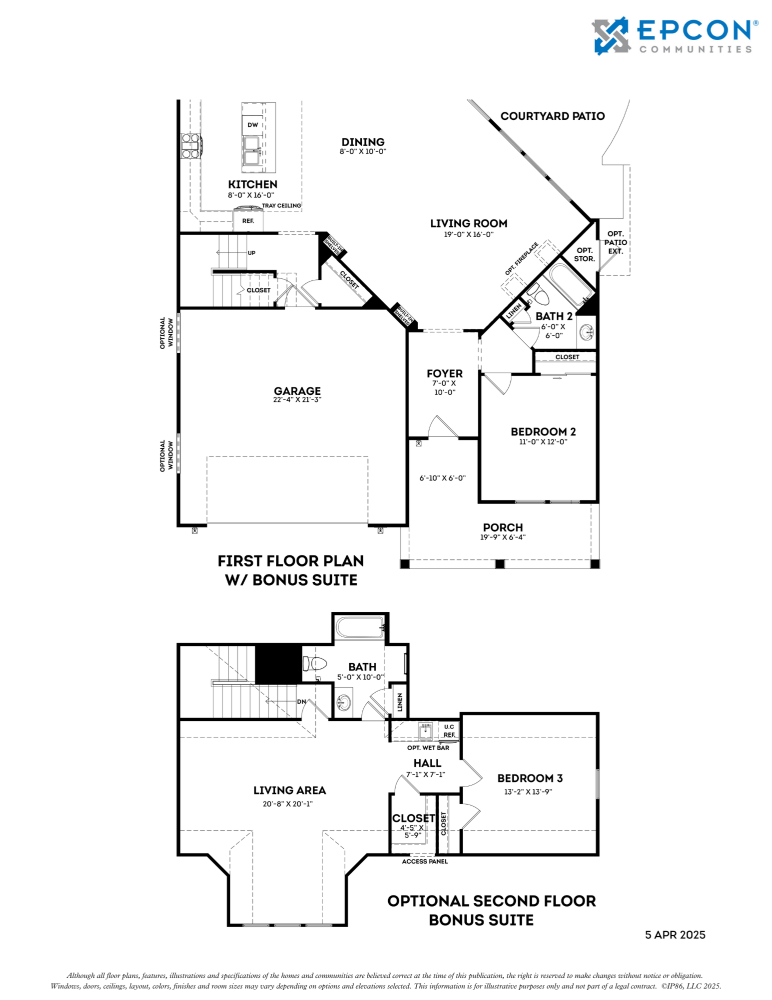 Promenade Floor Plan | Epcon Communities