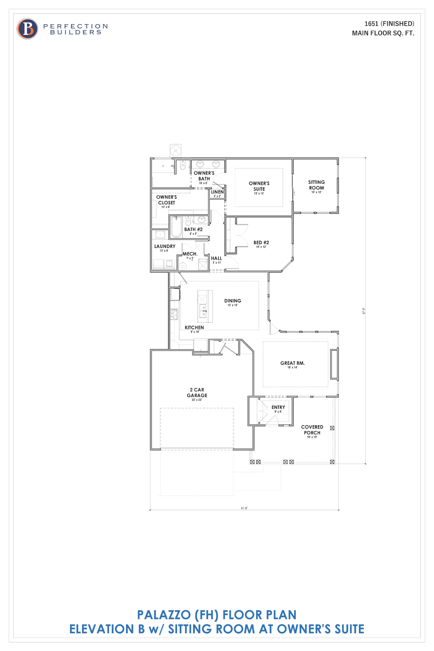 Palazzo Floor Plan | Epcon Communities