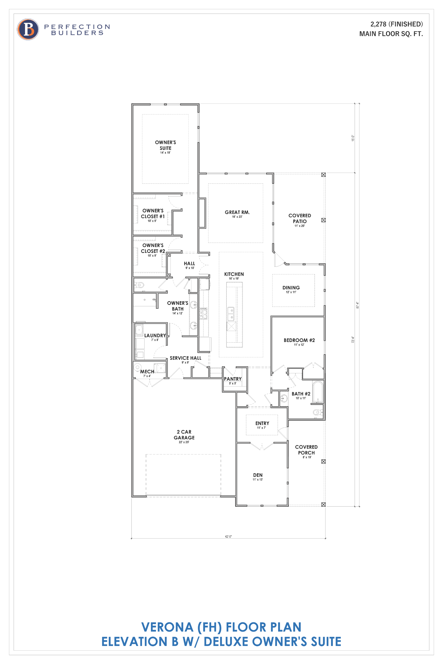 Verona Floor Plan | Epcon Communities