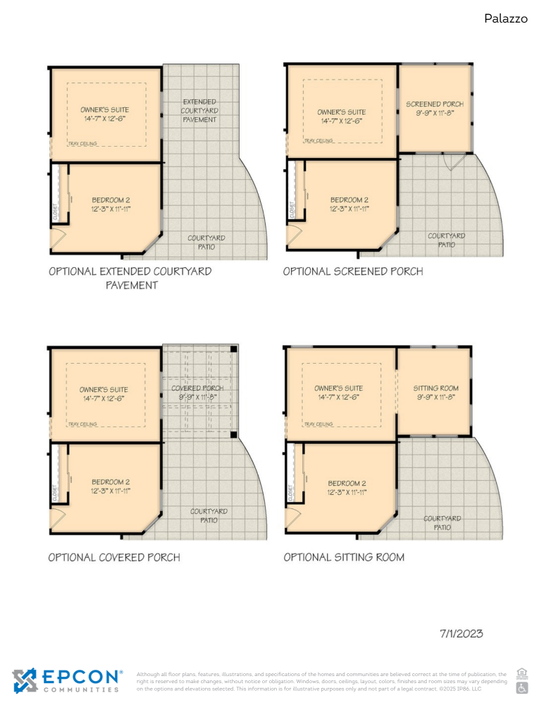 Palazzo Floor Plan | Epcon Communities