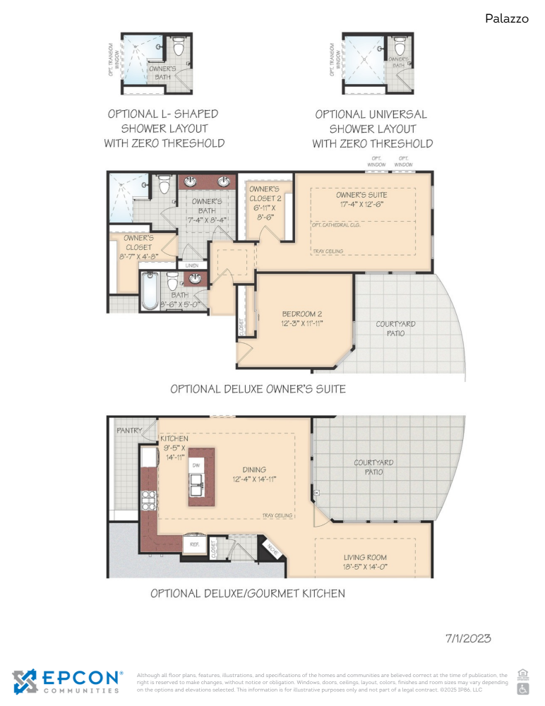 Palazzo Floor Plan | Epcon Communities