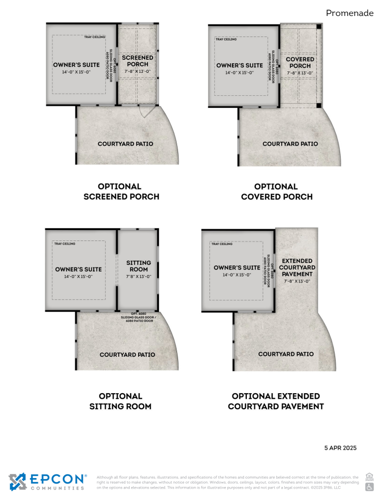 Promenade Floor Plan | Epcon Communities