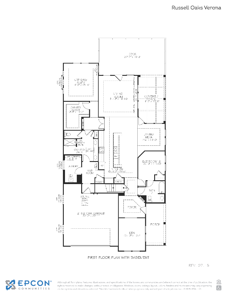 Verona Floor Plan | Epcon Communities
