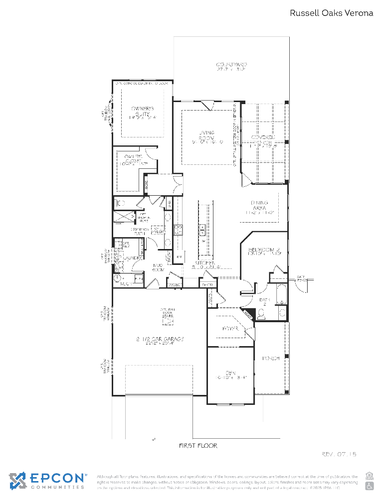 Verona Floor Plan | Epcon Communities