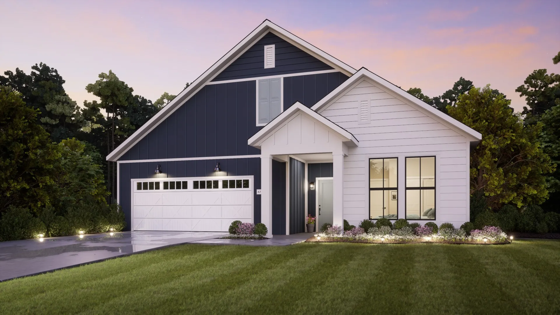 Portico | New Home Design at The Courtyards at Evans Farm | Epcon ...