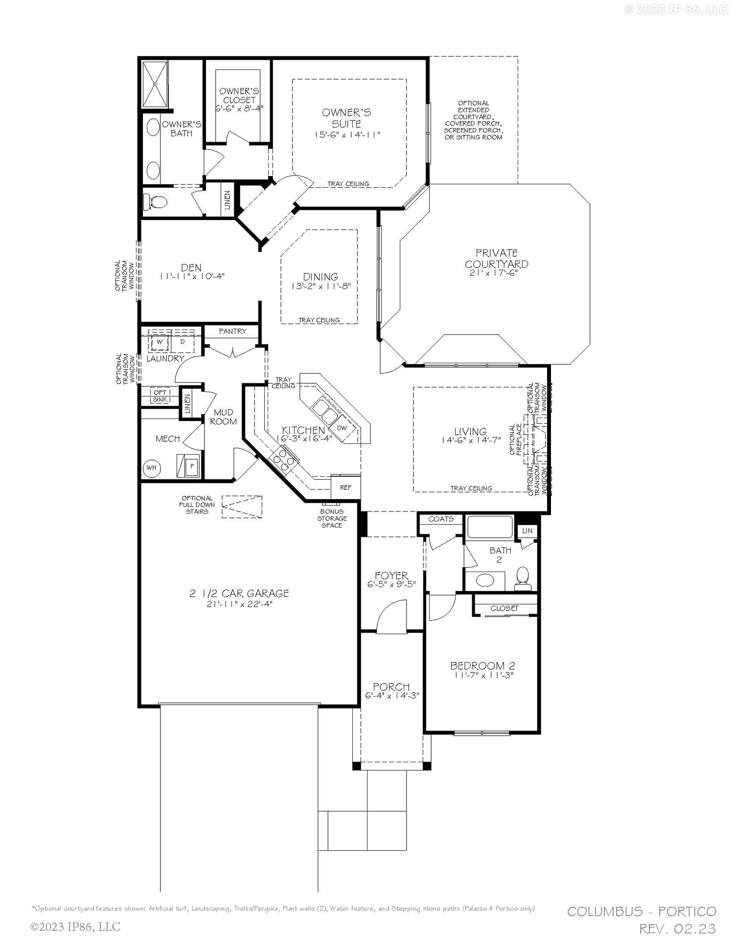 Portico Floor Plan | Epcon Communities