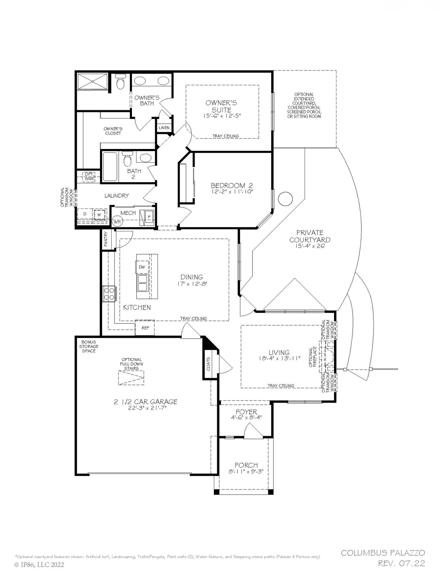 Palazzo Floor Plan | Epcon Communities