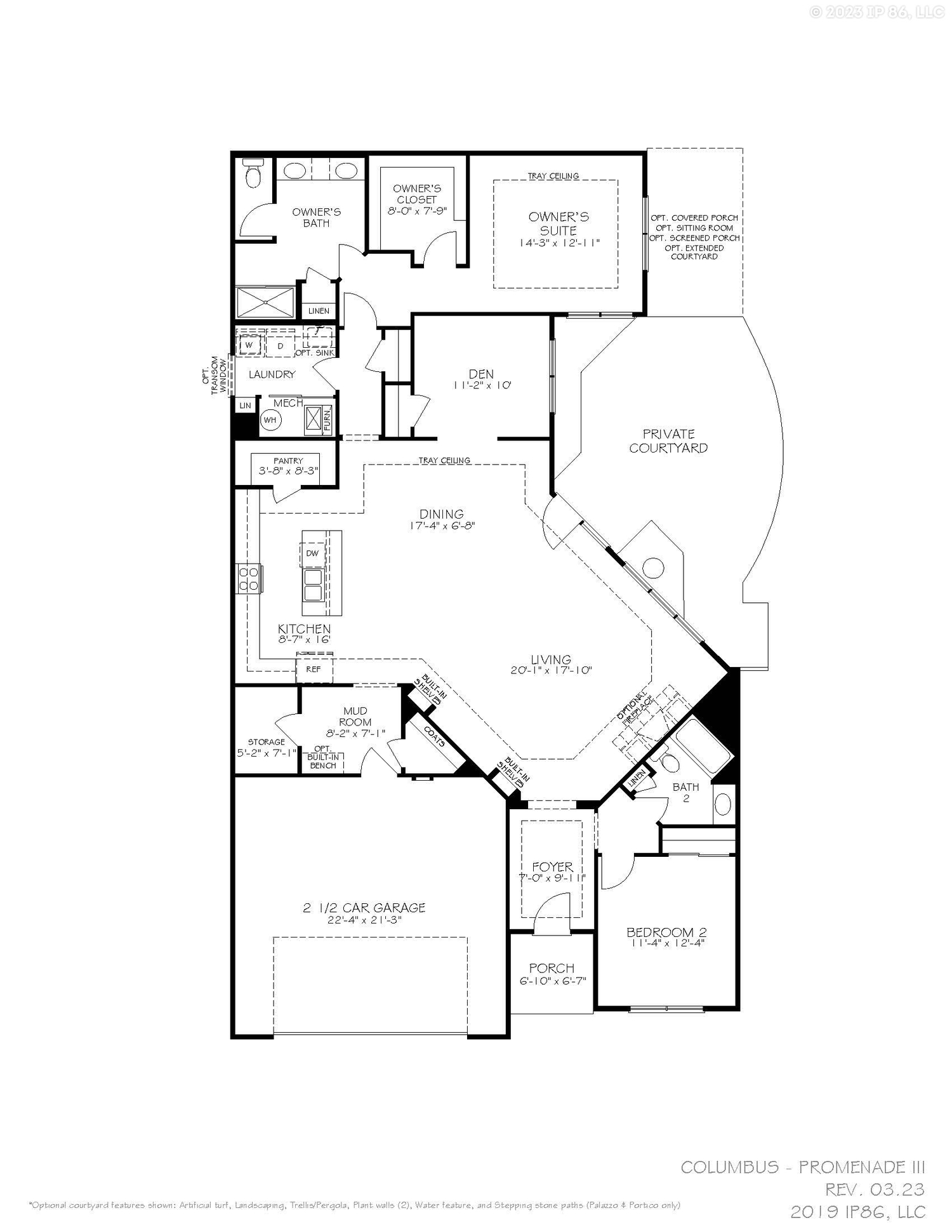 Promenade III Floor Plan | Epcon Communities