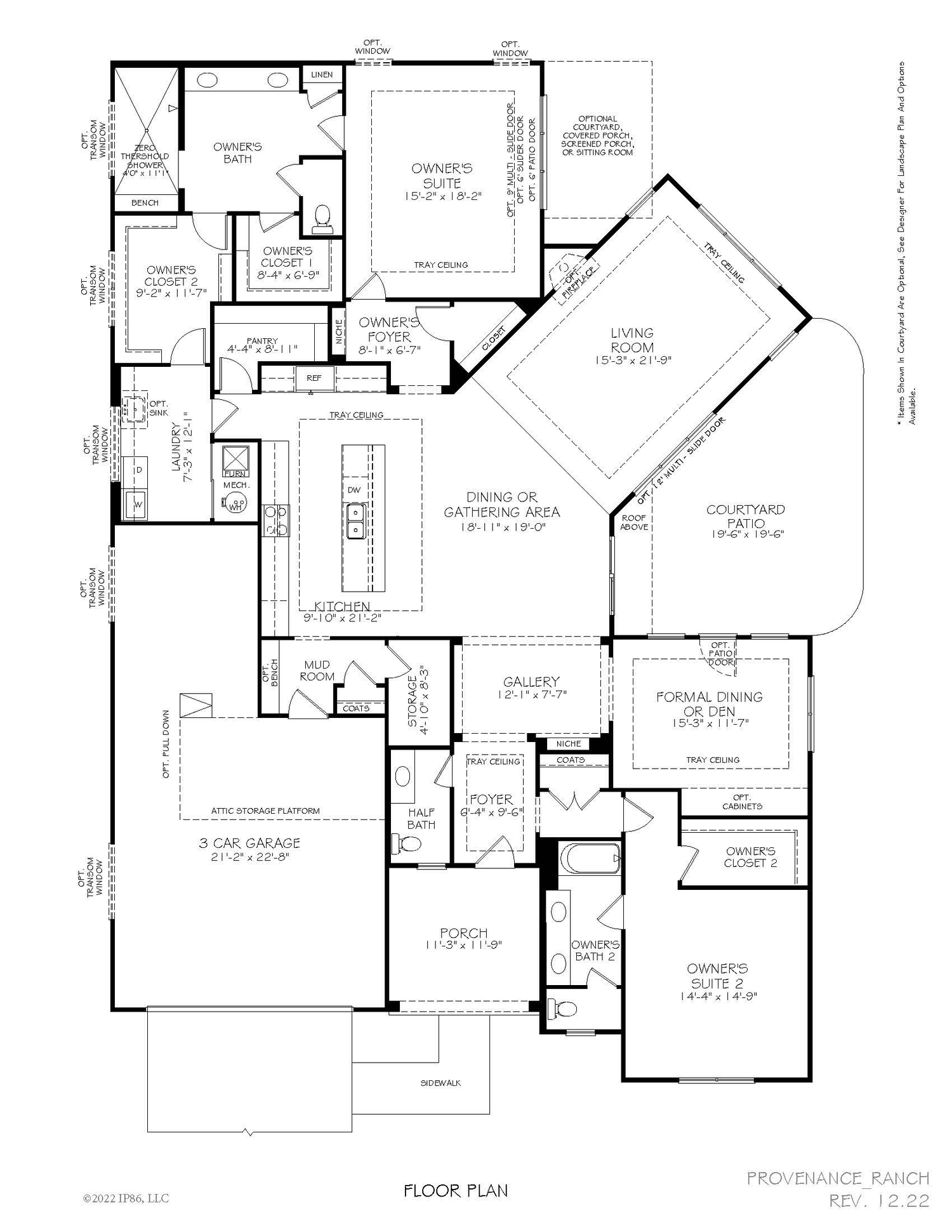 Provenance Floor Plan | Epcon Communities