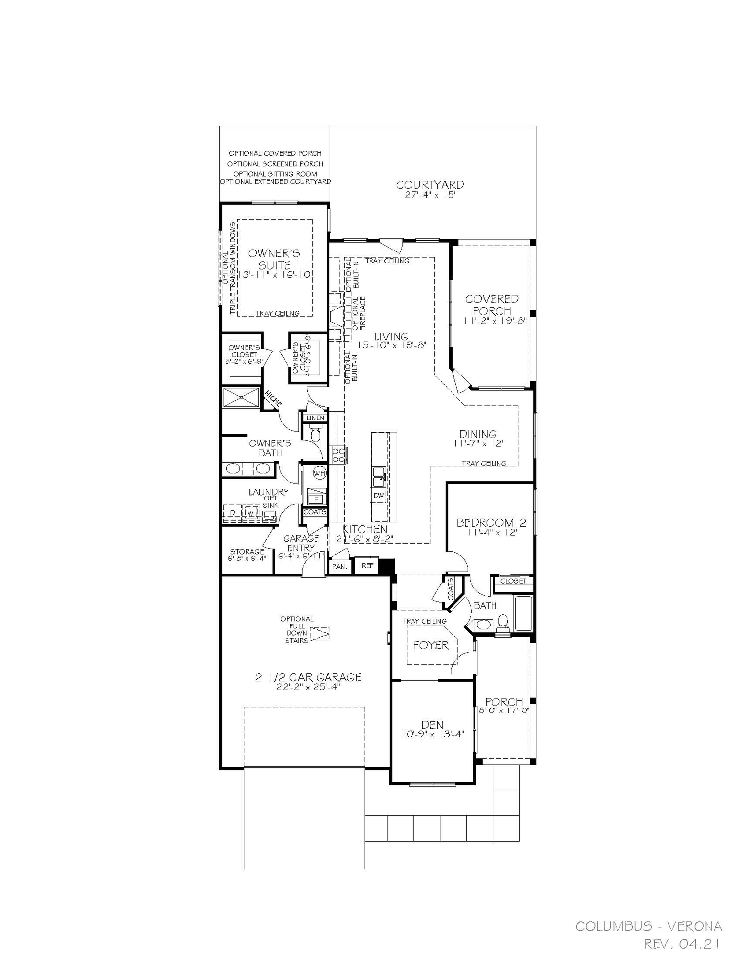 Verona Floor Plan | Epcon Communities