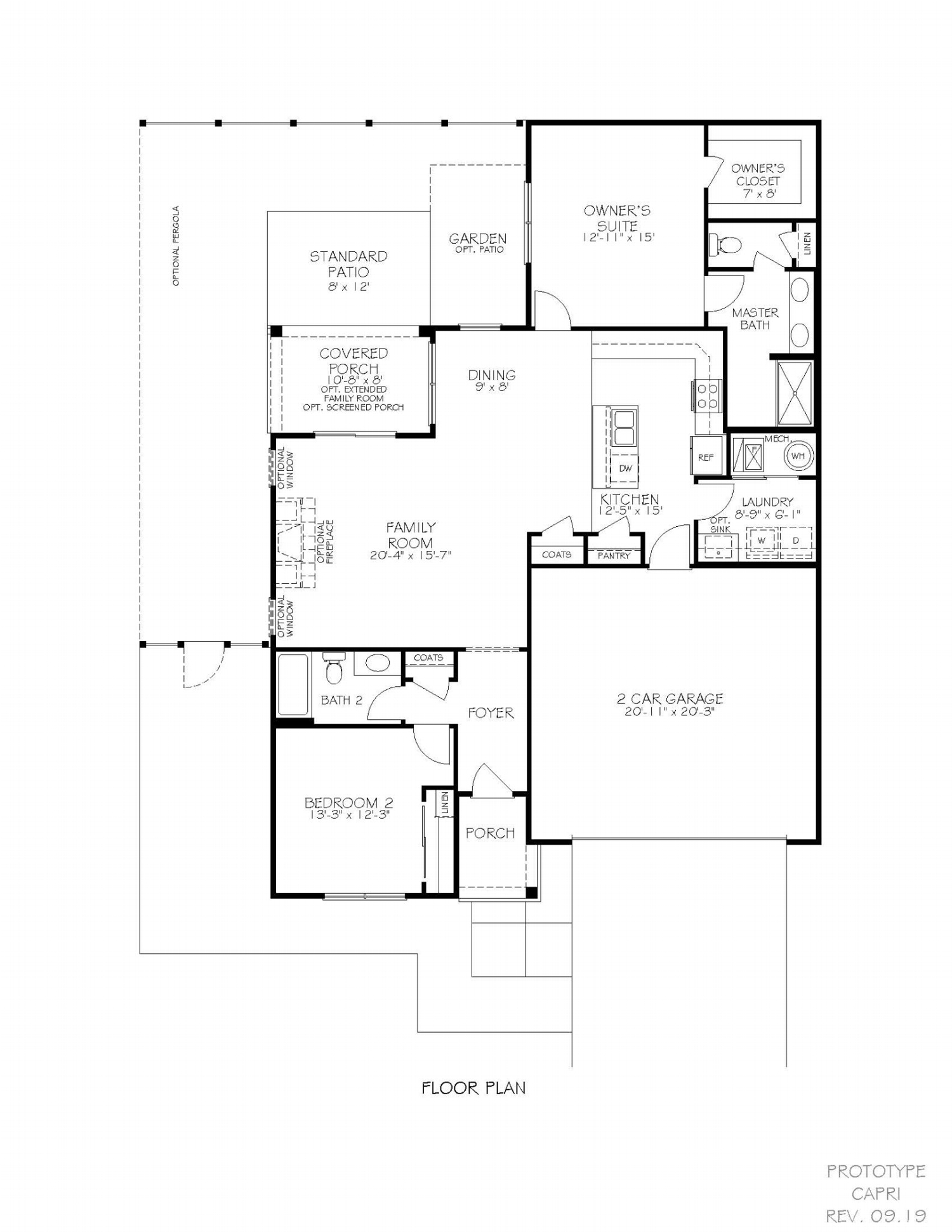 Capri IV Floor Plan | Epcon Communities