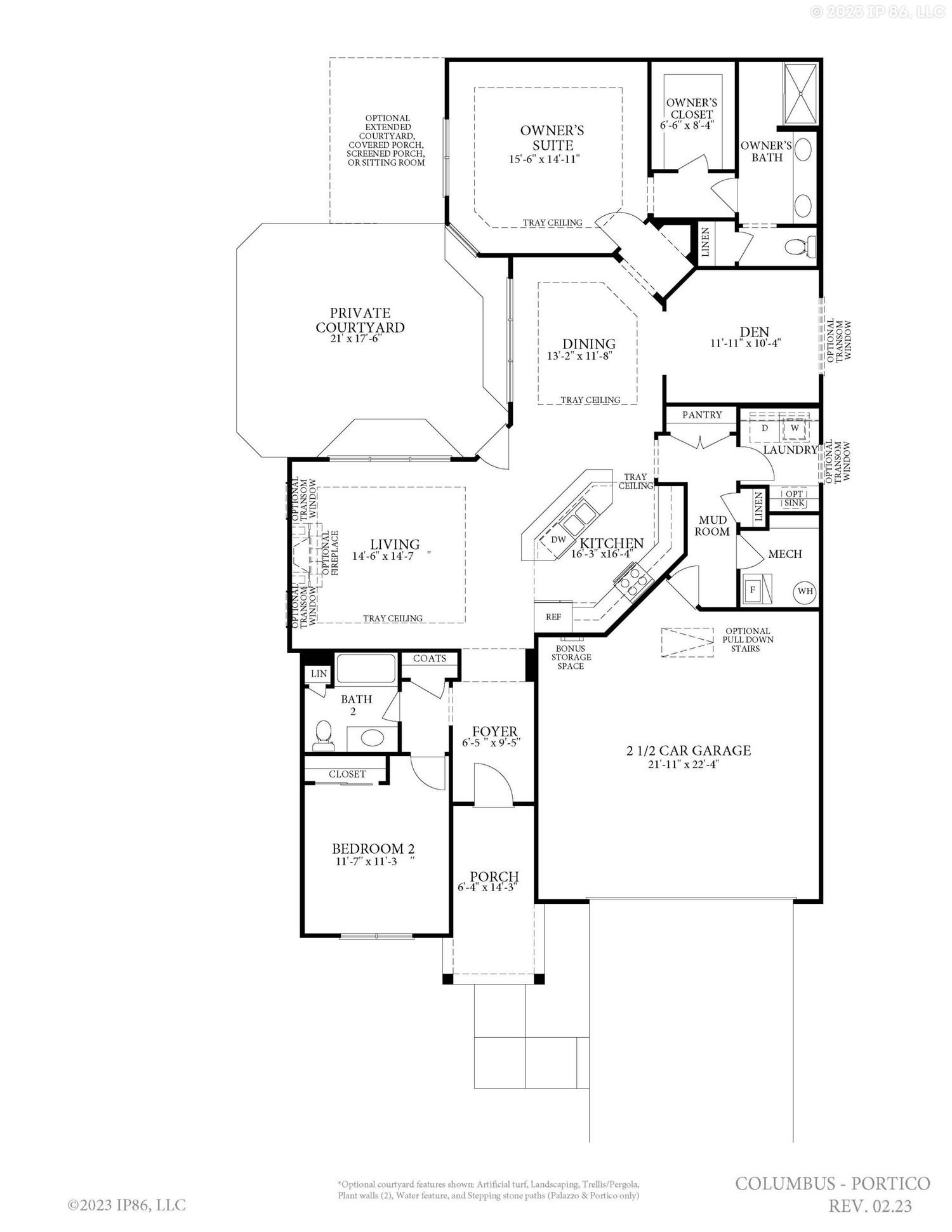 Portico Floor Plan | Epcon Communities