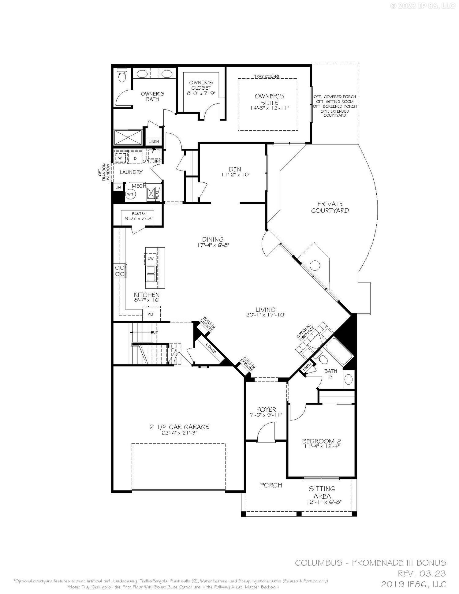 Promenade Floor Plan | Epcon Communities