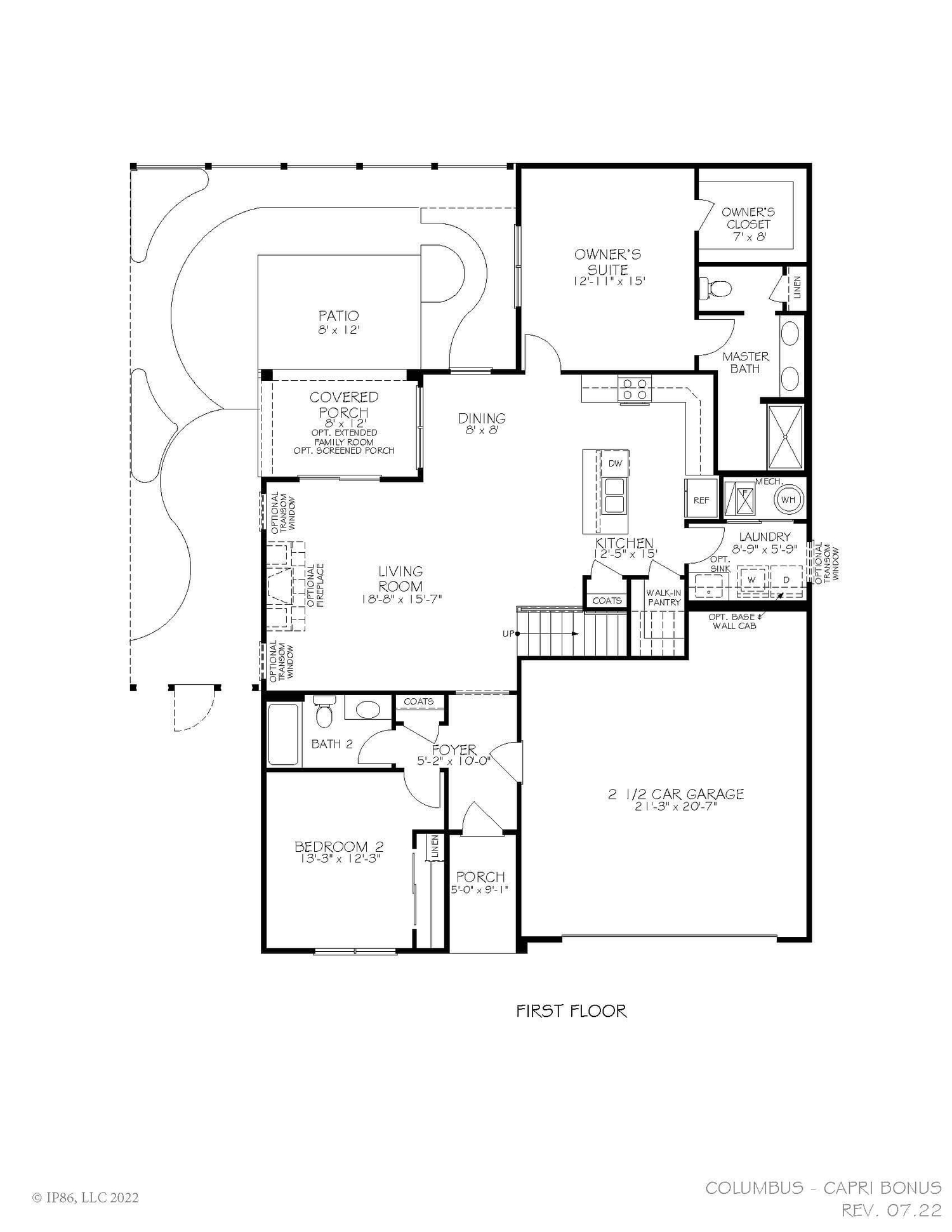 Capri Floor Plan | Epcon Communities