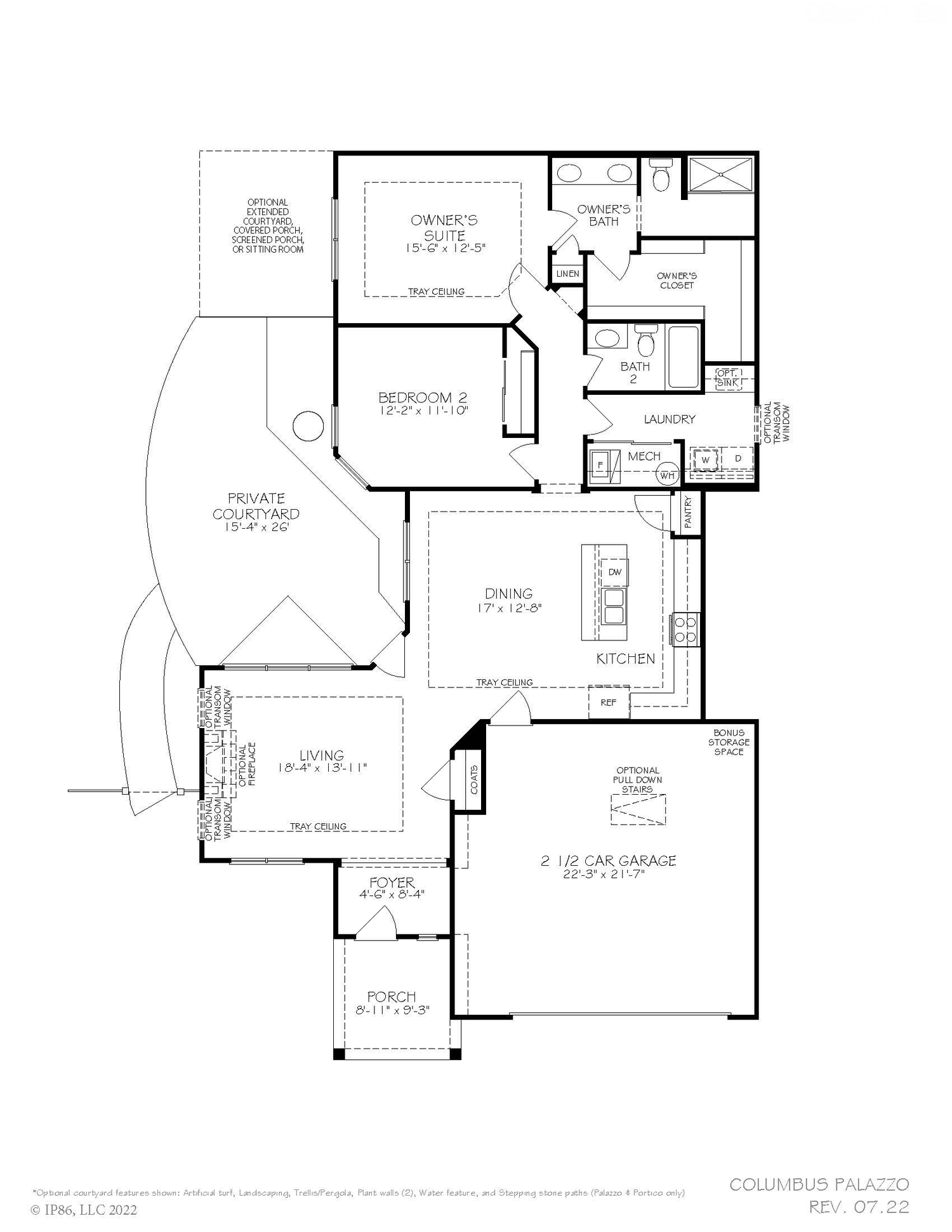 Palazzo Floor Plan | Epcon Communities